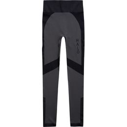 Halo Leggings Damen Gr&ouml;&szlig;e L/XL dunkelgrau / schwarz