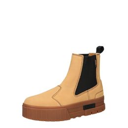 Puma Chelsea Boots 'Mayze' Damen Gr&ouml;&szlig;e 42 sand / schwarz Winterschuhe