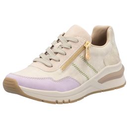 Rieker Sneaker Herren Gr&ouml;&szlig;e 38 hellbeige / gr&uuml;n / flieder / ros&eacute;