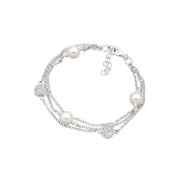 Elli Armband Damen Gr&ouml;&szlig;e 18 silber / wei&szlig;