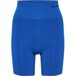 Hummel Sportshorts 'Tif' Damen Gr&ouml;&szlig;e S blau / schwarz