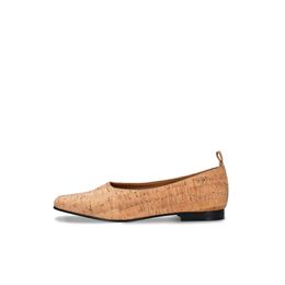 NAE Vegan Shoes Ballerina 'Melita' Damen Gr&ouml;&szlig;e 39 karamell / cappuccino
