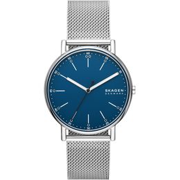 Skagen Uhr Herren Gr&ouml;&szlig;e One Size blau / silber / wei&szlig;