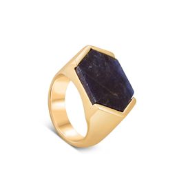 Akitsune Ring 'Abyss' Herren Gr&ouml;&szlig;e 65 royalblau