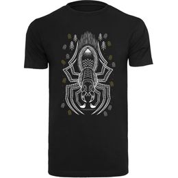 F4NT4STIC T-Shirt 'Harry Potter Aragog Line Art' Herren Gr&ouml;&szlig;e S dunkelgelb / schwarz / wei&szlig;