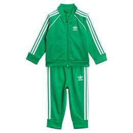 adidas originals Jogginganzug 'Adicolor' Jungen Gr&ouml;&szlig;e 68 grasgr&uuml;n / wei&szlig;