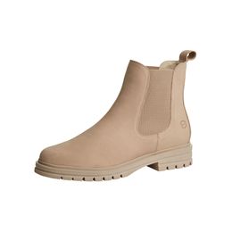 Tamaris Chelsea Boots Damen Gr&ouml;&szlig;e 38 creme Winterschuhe