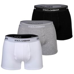 Dolce & Gabbana Dolce & Gabbana Trunks Herren Gr&ouml;&szlig;e XL grau / schwarz / wei&szlig;
