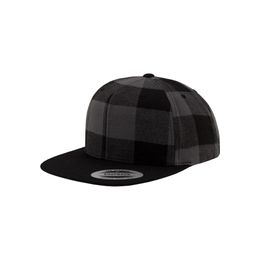 Flexfit Snapback 'CHECKED FLANELL' Damen Gr&ouml;&szlig;e 55/60 dunkelgrau / schwarz