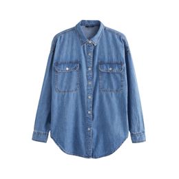 next Bluse Damen Gr&ouml;&szlig;e M blau