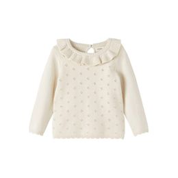 name it Pullover M&auml;dchen Gr&ouml;&szlig;e 104 naturwei&szlig;