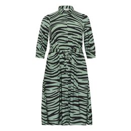 Kaffe Curve Kleid 'Emina Olga' Damen Gr&ouml;&szlig;e 50 pastellgr&uuml;n / schwarz Sommerkleid
