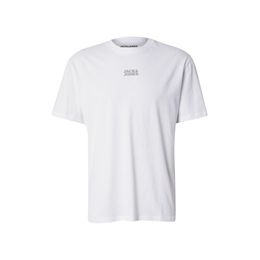 Jack & Jones Jack & Jones T-Shirt 'JWHCLASSIC' Herren Gr&ouml;&szlig;e L grau / wei&szlig;