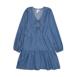 Vero Moda Girl Kleid 'VMDEMI' M&auml;dchen Gr&ouml;&szlig;e 140 blue denim
