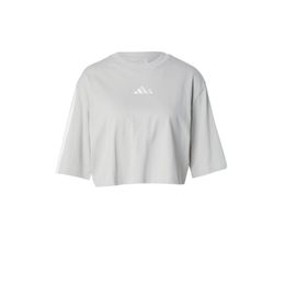 adidas Sportswear T-Shirt 'ESSENTIALS 3-STRIPES COTTON LOOSE' Damen Gr&ouml;&szlig;e XXXS/XXS kitt / wei&szlig;