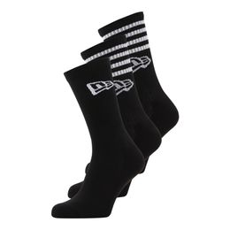 New Era Socken Damen Gr&ouml;&szlig;e 35/38 schwarz / wei&szlig;