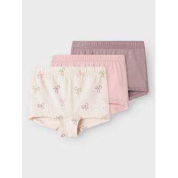 name it Unterhose M&auml;dchen Gr&ouml;&szlig;e 104 oliv / flieder / rosa / wei&szlig;