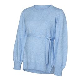 MAMALICIOUS Umstand Pullover Damen Gr&ouml;&szlig;e S hellblau