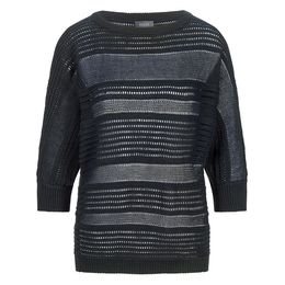 Peter Hahn Basler - Strickpullover, schwarz, Gr. 36 / S - Baumwolle