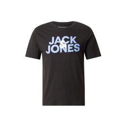 Jack & Jones Jack & Jones T-Shirt 'JWHJACULA' Herren Gr&ouml;&szlig;e L hellblau / schwarz / wei&szlig;