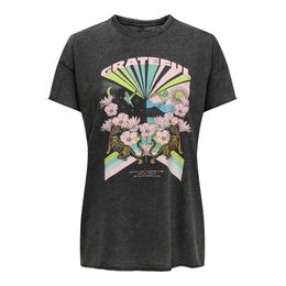 Only T-Shirt 'ONLLUCY' Damen Gr&ouml;&szlig;e M azur / kiwi / rosa / schwarz