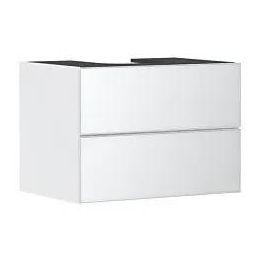 Hansgrohe Xevolos E Waschtischunterschrank 54187320 780x555x550mm, 2 Schubladen, mattweiß, weiß metallic