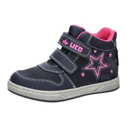 Winterstiefel Lico "Freizeitstiefel Zarina V", Jungen, Gr. 34, blau, Veloursleder, Schuhe