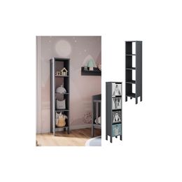 Vitalispa Kinderregal Ajaton Grau 35,2 x 159,5 cm