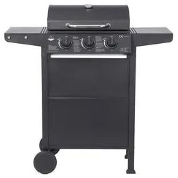 Gasgrill El Fuego "San Jose 3 Brenner", schwarz, B:104cm H:101,5cm T:51cm, Grills, mit gusseisernem Grillrost