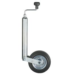 Winterhoff Stützrad 200 x 50 mm, Vollgummi/Stahlfelge, Traglast 150 kg