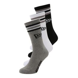 New Era Socken Damen Gr&ouml;&szlig;e 43/46 grau / schwarz / wei&szlig;