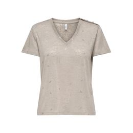 Only T-Shirt 'ONLSTEPHI' Damen Gr&ouml;&szlig;e M dunkelbeige