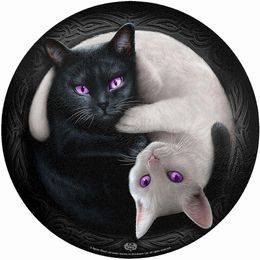 Spiral Ying Yang Cats Schneidebrett multicolor F035A021
