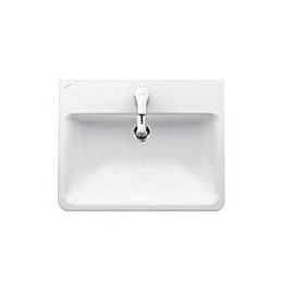 Laufen Pro S Einbau-Waschtisch 8189634001081 56 x 44cm, Einbau von oben, 3 Hahnlöcher, Überlauf