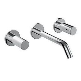 Laufen Kartell 3-Loch Unterputz-Waschtischmischer H3123360041201, Ausladung 175mm, chrom