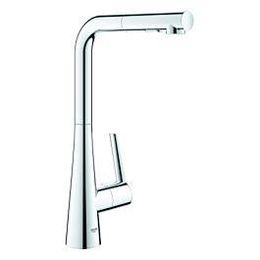 Grohe Zedra Spültischmischer 32553002 chrom, herausziehbare Dual-Brause