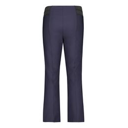 Stoffhose Betty Barclay "Betty Barclay Basic-Hose mit elastischem Bund", Damen, Gr. 34, Normalgrößen, blau (dunkelblau), Obermaterial: 88% Polyamid, 12% Elasthan., Basic, skinny fit 3/4-Länge, Hosen, Bunddetail