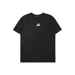 adidas Sportswear Performance Shirt 'ESSENTIALS' boy size 176 Black / White
