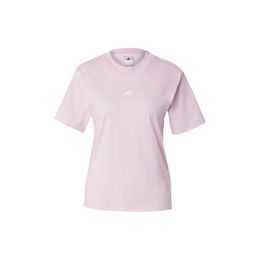adidas Sportswear Performance Shirt 'ESSENTIALS SMALL LOGO COTTON' female size L Light pink