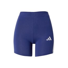adidas Sportswear Sportshorts 'Essentials' Damen Gr&ouml;&szlig;e M/L dunkelblau / wei&szlig;