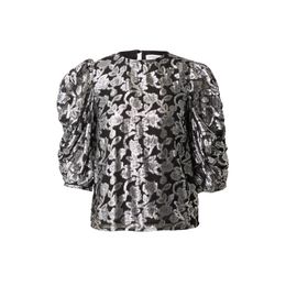 Warehouse Bluse Damen Gr&ouml;&szlig;e S schwarz / silber