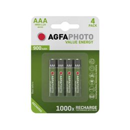 Agfaphoto Wiederaufladbare Micro AAA 4er-Pack Batterie