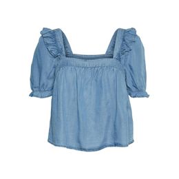 V&eacute;ro Moda Vero Moda Bluse 'HARPER' Damen Gr&ouml;&szlig;e XS blue denim