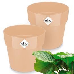 Gardebruk Blumentopf Pfirsich 2er-Set 14x13cm 1,3L