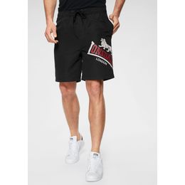 Boardshorts Lonsdale, Herren, Gr. L, N-Gr, schwarz, Obermaterial: 100% Polyester. Futter: 100% Polyester, sportlich, kurz, Hosen, Badeshorts