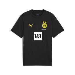 Trainingsshirt Puma "Borussia Dortmund Trainingstrikot Jugendliche", Kinder, Gr. 140, gelb (schwarz faster gelb), 100% Polyester, regular fit, Kurzarm, Shirts