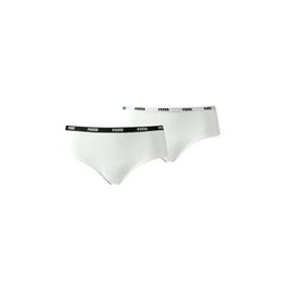 Panty Puma "Panty 2er Pack", Damen, Gr. XS, weiß, Obermaterial: 57% Baumwolle CO. 38% Modal CMD. 5% Elasthan EL., Unterhosen