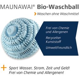 Wäschekugel Maunawai "Bio", blau (hellblau), Kunststoff, Wäschekugeln