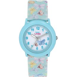 Quarzuhr Prinzessin Lillifee, bunt (bunt, weiß, hellblau), Armbanduhren, Kinder, Armbanduhr, Kinderuhr, Mädchen, Geschenkidee, Geburtstag, Schulanfang