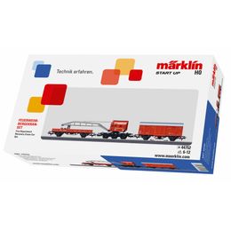 Märklin Modelleisenbahn Startpaket MÄRKLIN "Märklin Start up - Feuerwehr Bergkran Set - 44752", bunt, Modelleisenbahn-Fahrzeuge, KinderL:33cm, L:33cm